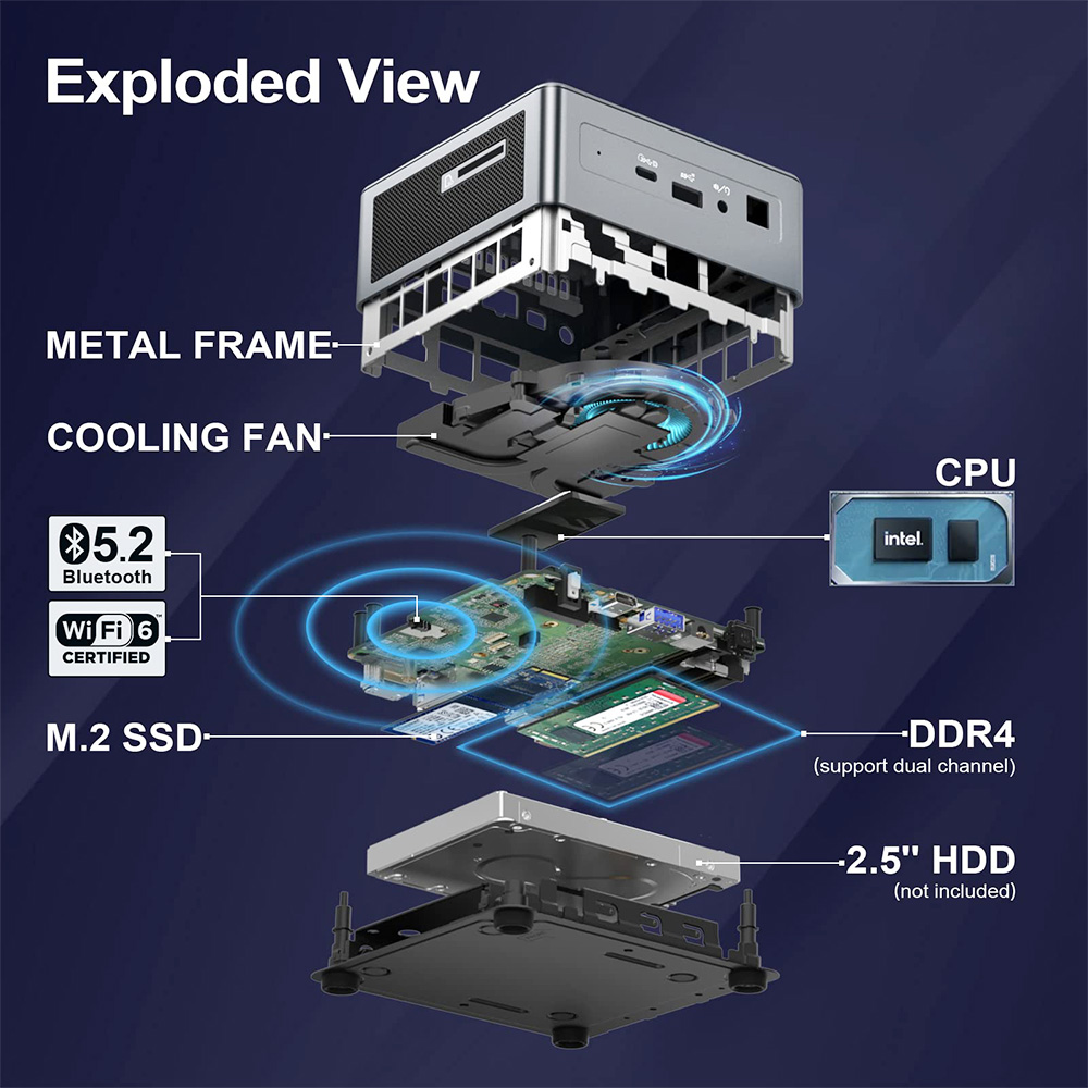 GEEKOM IT11 i7-11390H Mini PC