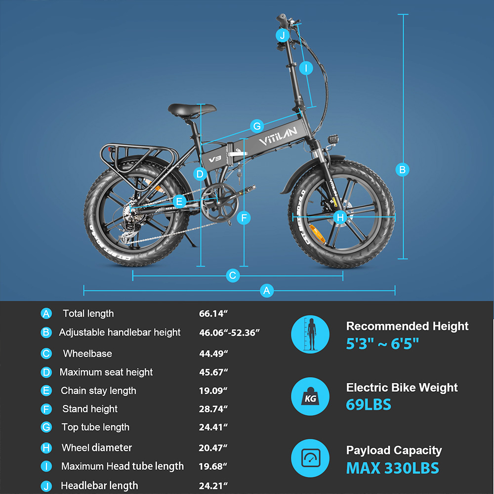 Vitilan V3 750W Electric Bike - Grey