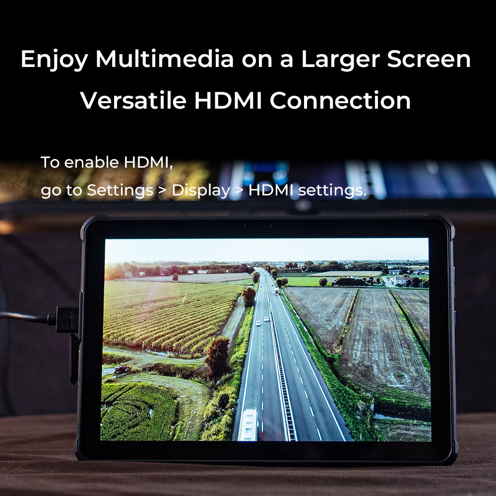 OUKITEL RT7 4G Titan Rugged Tablet - Grey