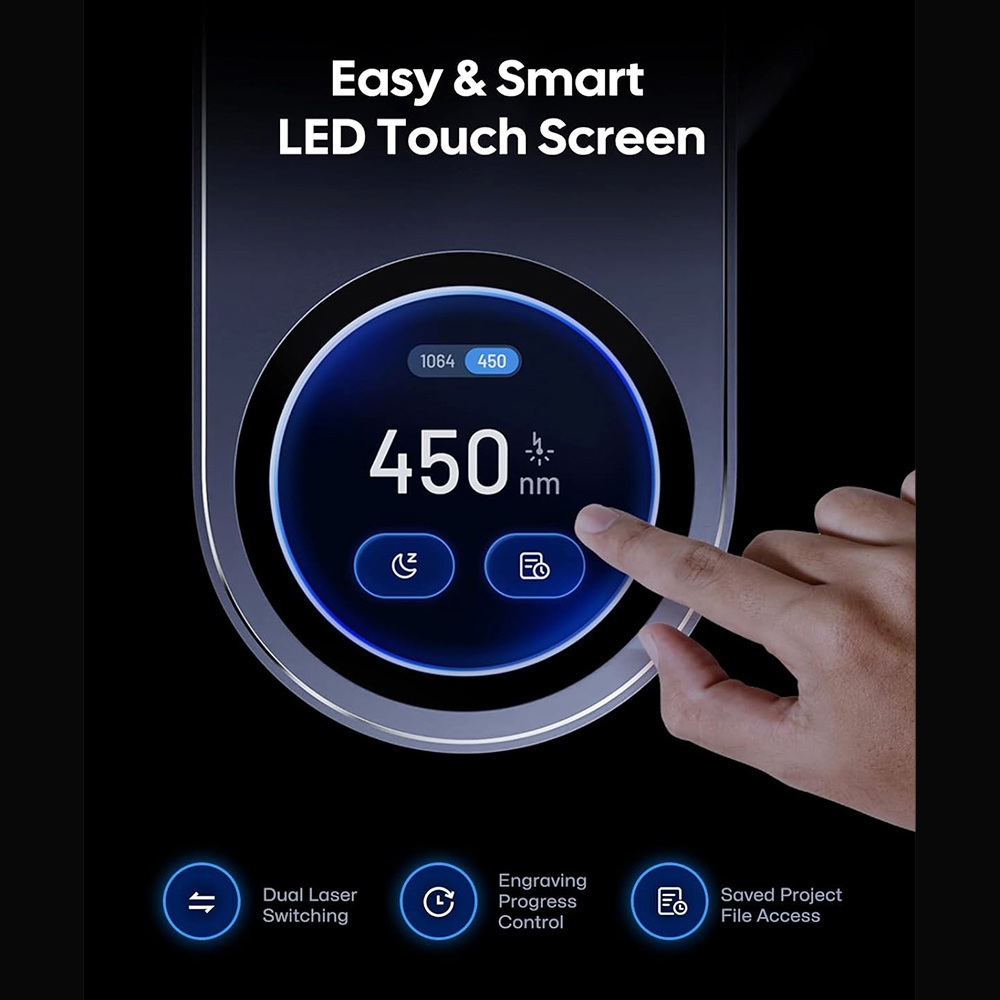 LaserPecker LP4 Laser Engraver,10W Diode + 2W IR Laser