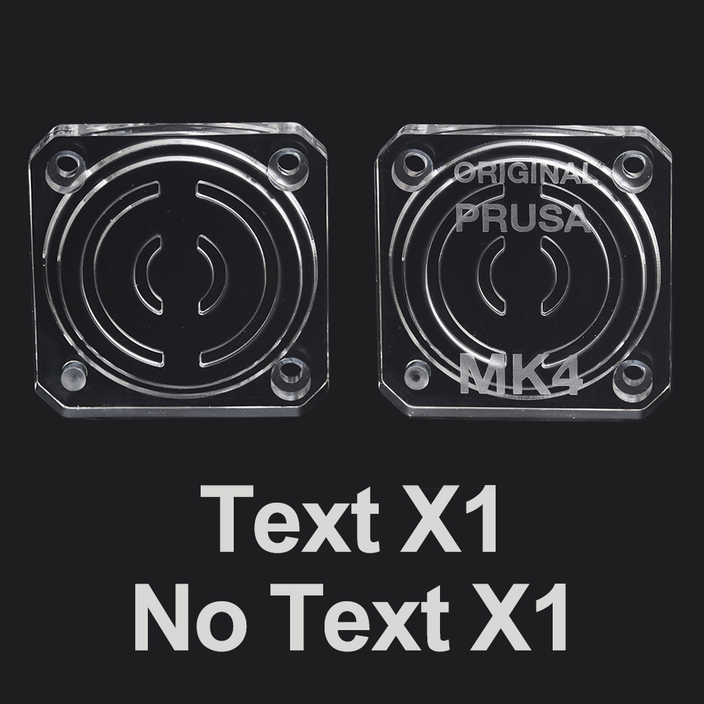 2pcs Trianglelab Gearbox Cover for Prusa MK4 No Text Version