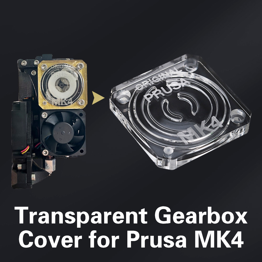 2pcs Trianglelab Gearbox Cover for Prusa MK4 No Text Version