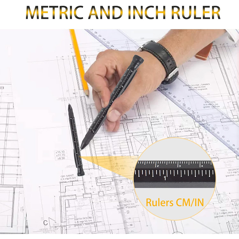 HMP P256 12-in-1 Multitool Pen Black
