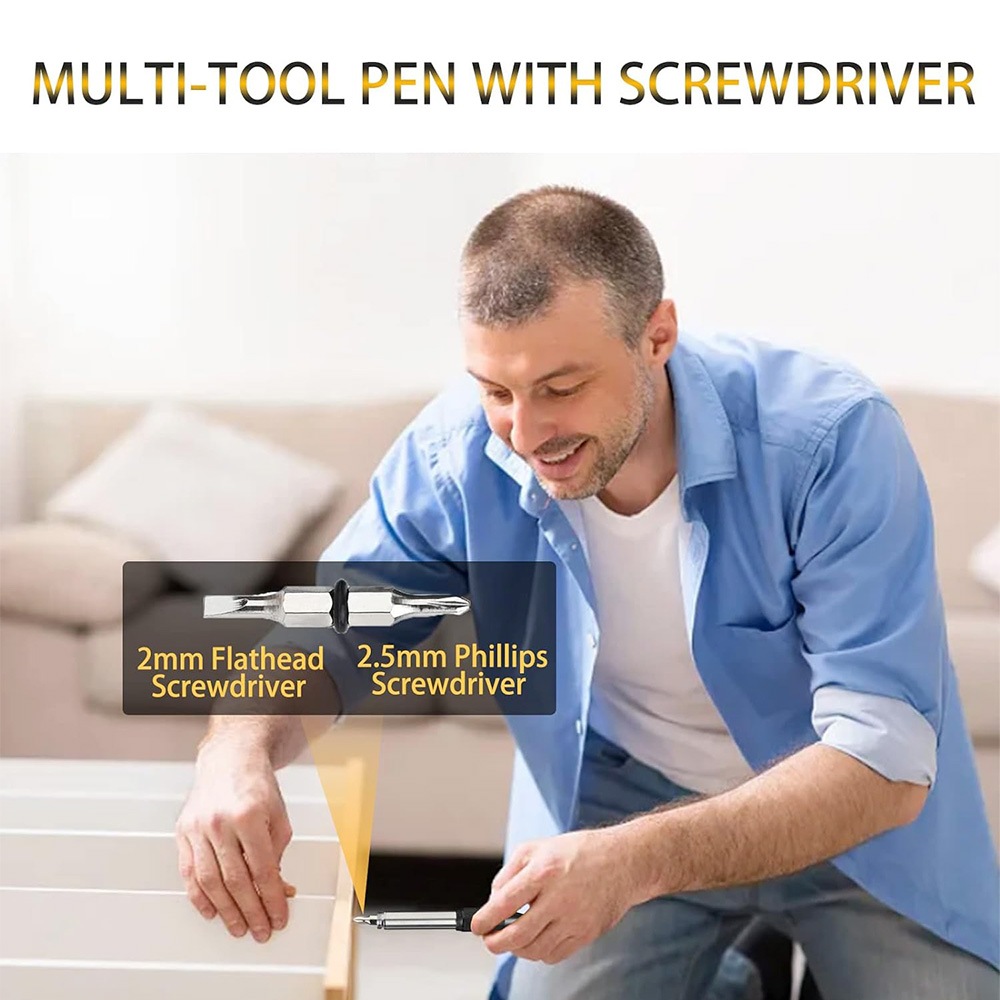 HMP P256 12-in-1 Multitool Pen Black