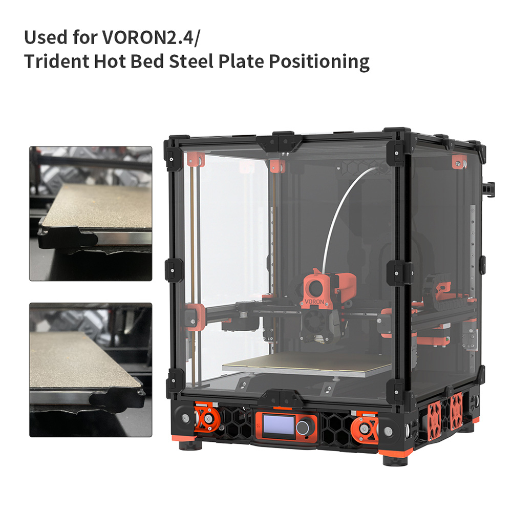 FYSETC 3D Printer Steel Plate Limit Baffle Kit for VORON2.4/Trident