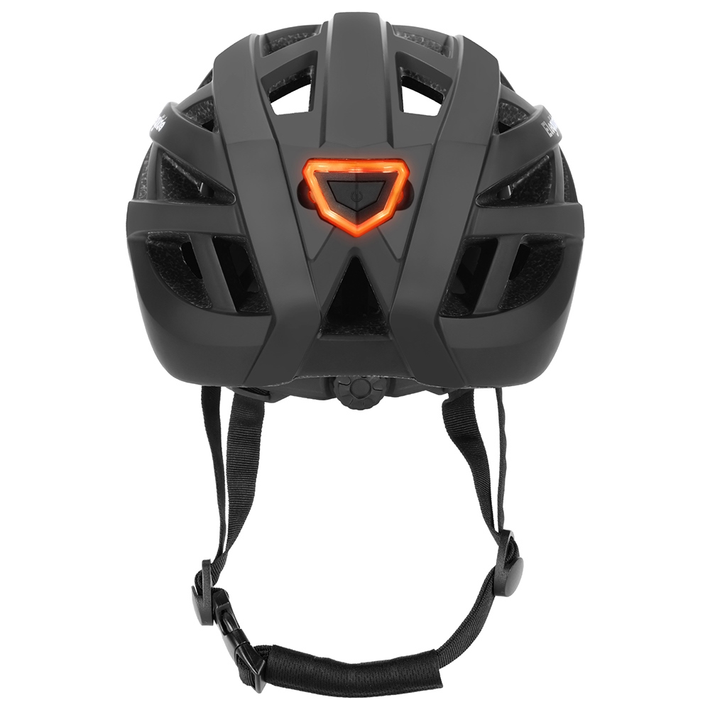 Bike Cycling Helmet with LED Light - Black