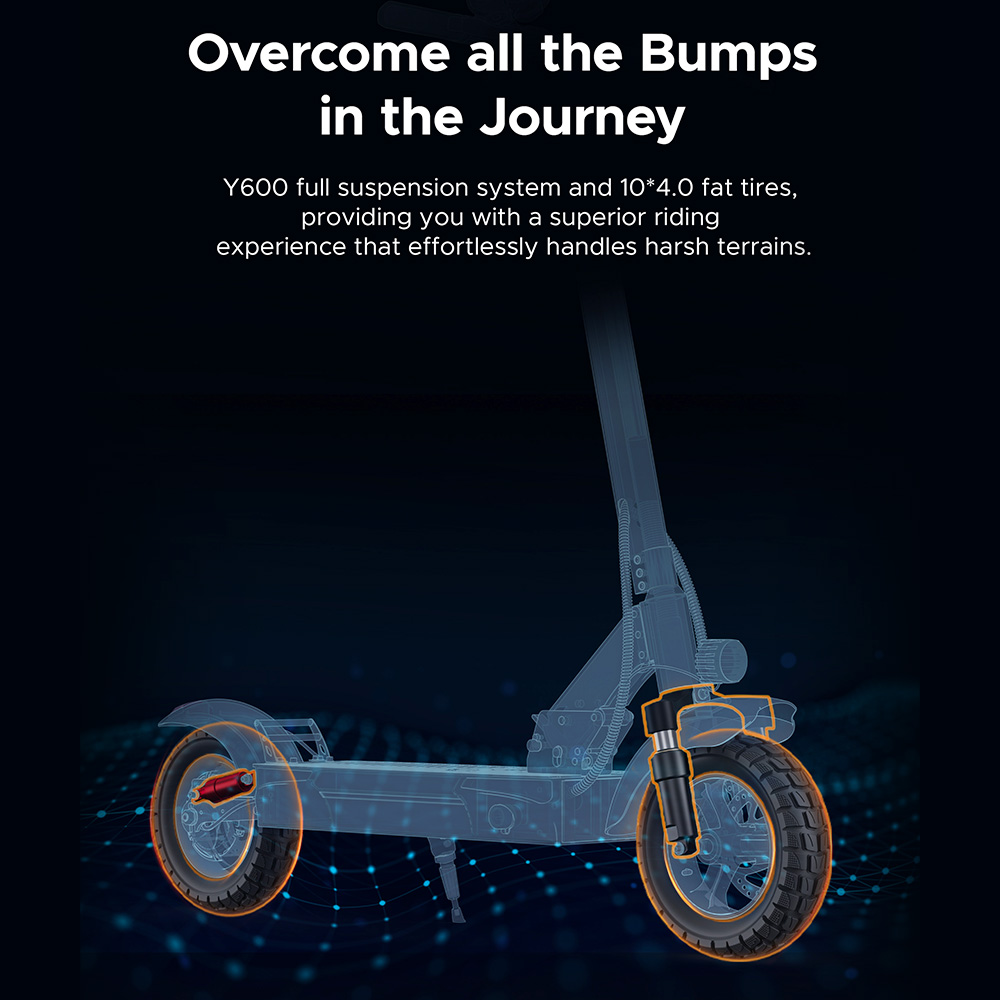 ENGWE Y600 Electric Scooter with Seat