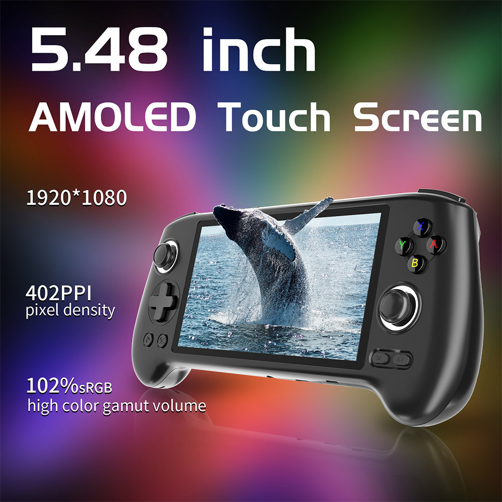 ANBERNIC RG556 Android 12 Handheld 8GB/128GB/256GB with 8714 Games-Black