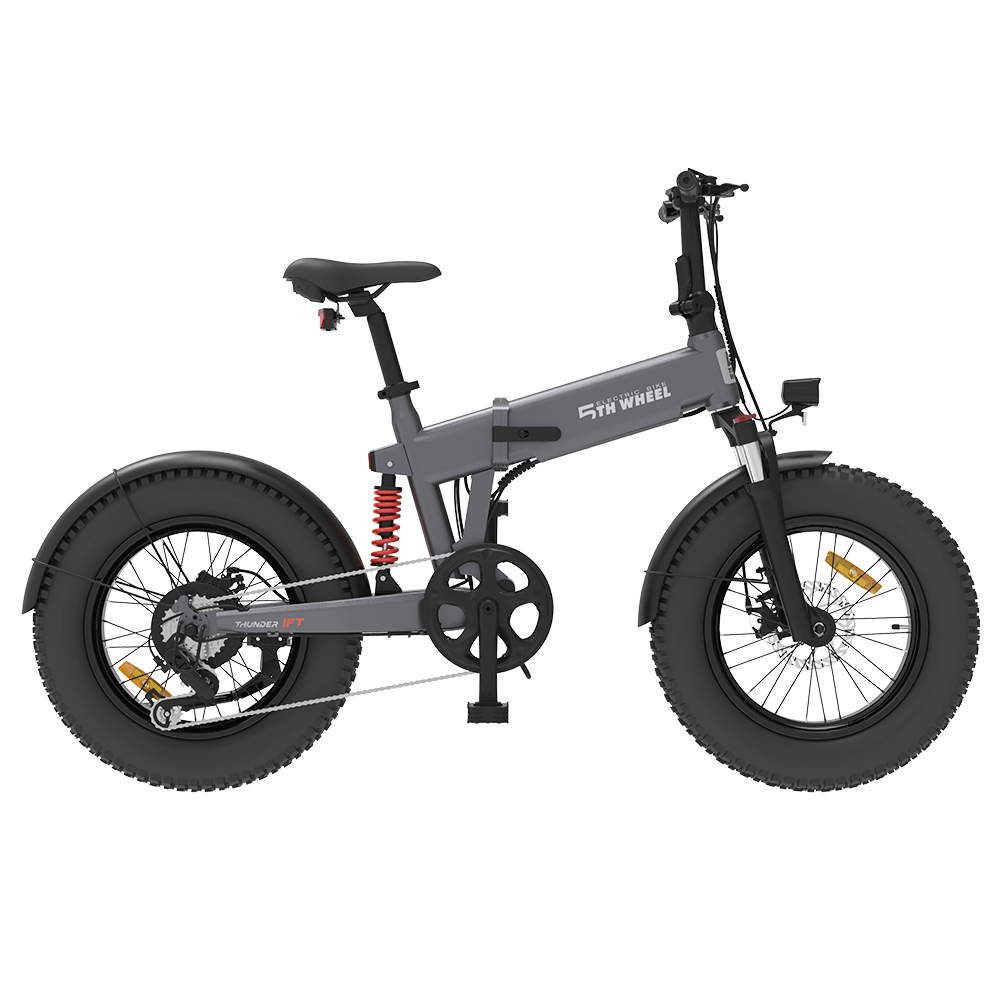 5TH WHEEL Thunder 1FT Electric Bike 20*4-inch Fat Tires 80km Max Range