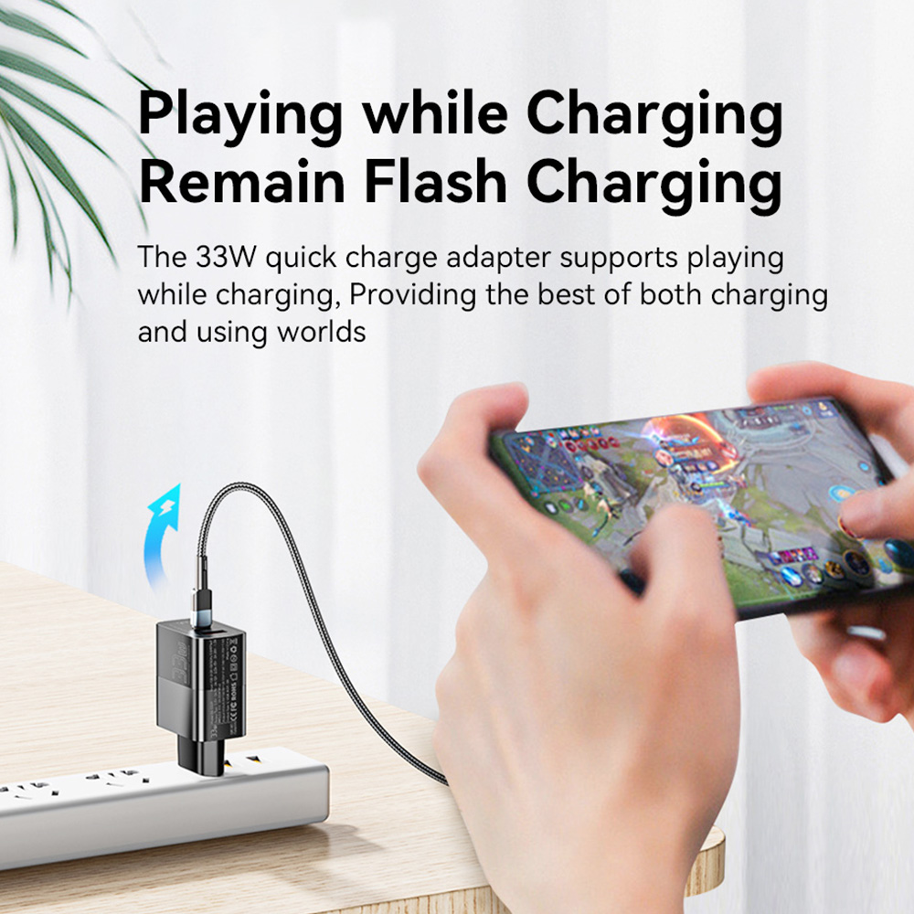ESSAGER 33W GaN USB C Charger White EU Plug