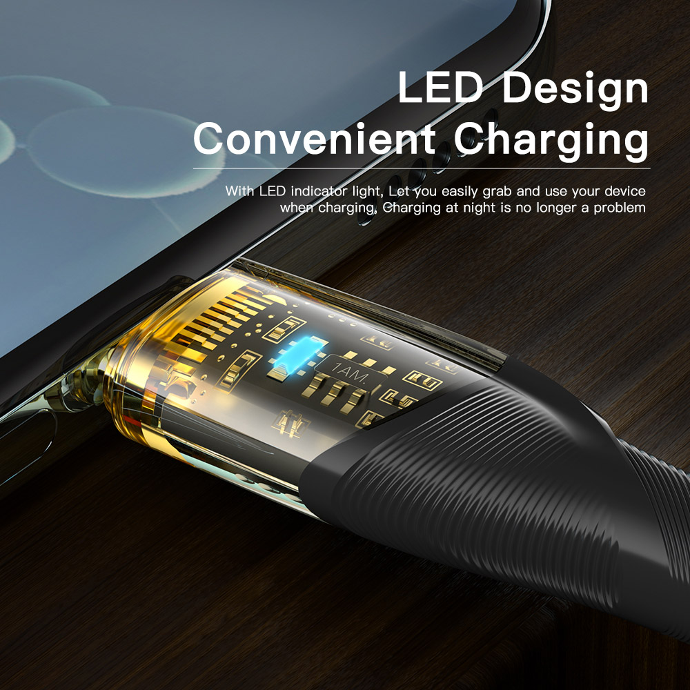 ESSAGER PD 100W Type C to Type C Charging Cable 1m
