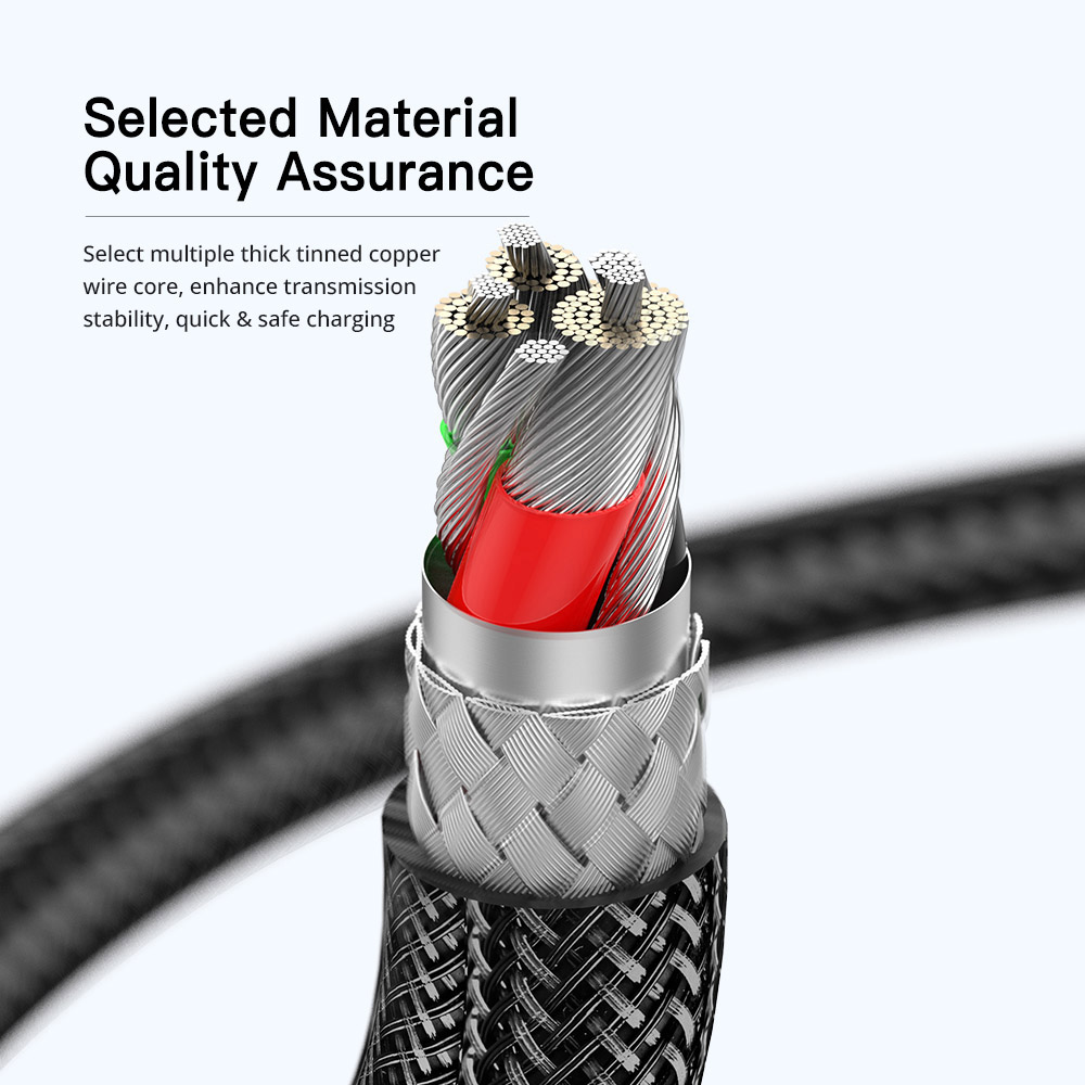 ESSAGER PD 100W Type C to Type C Charging Cable 1m