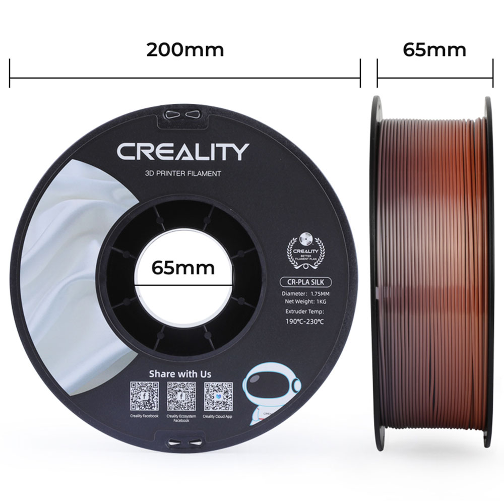 Creality CR-Silk PLA Filament 1kg Rainbow