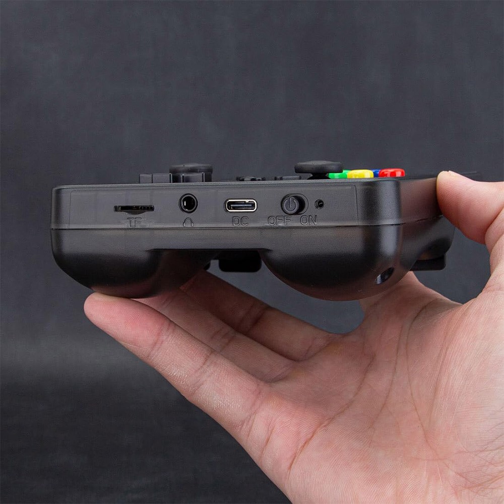M18 R43 Pro Handheld Game Console 4GB+64GB Transparent Black