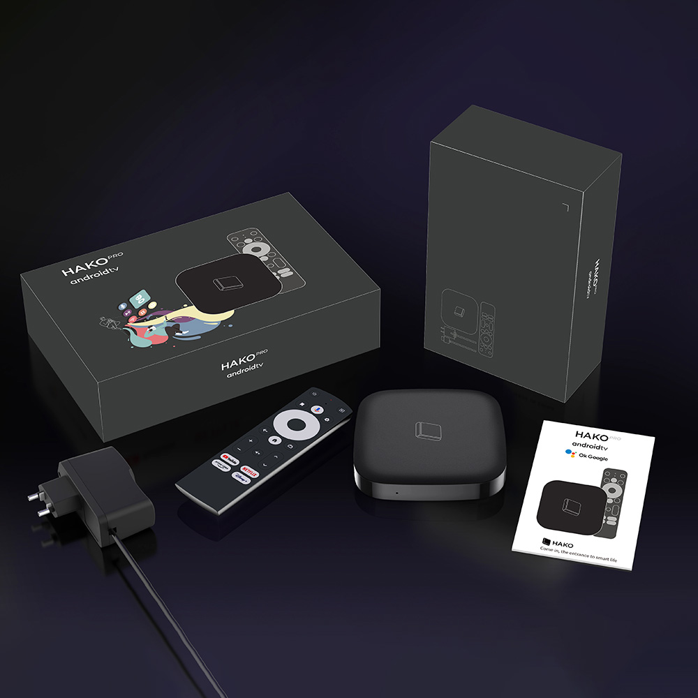 HAKOPro Amlogic S905Y4 Google Certified Android TV Netflix 4K