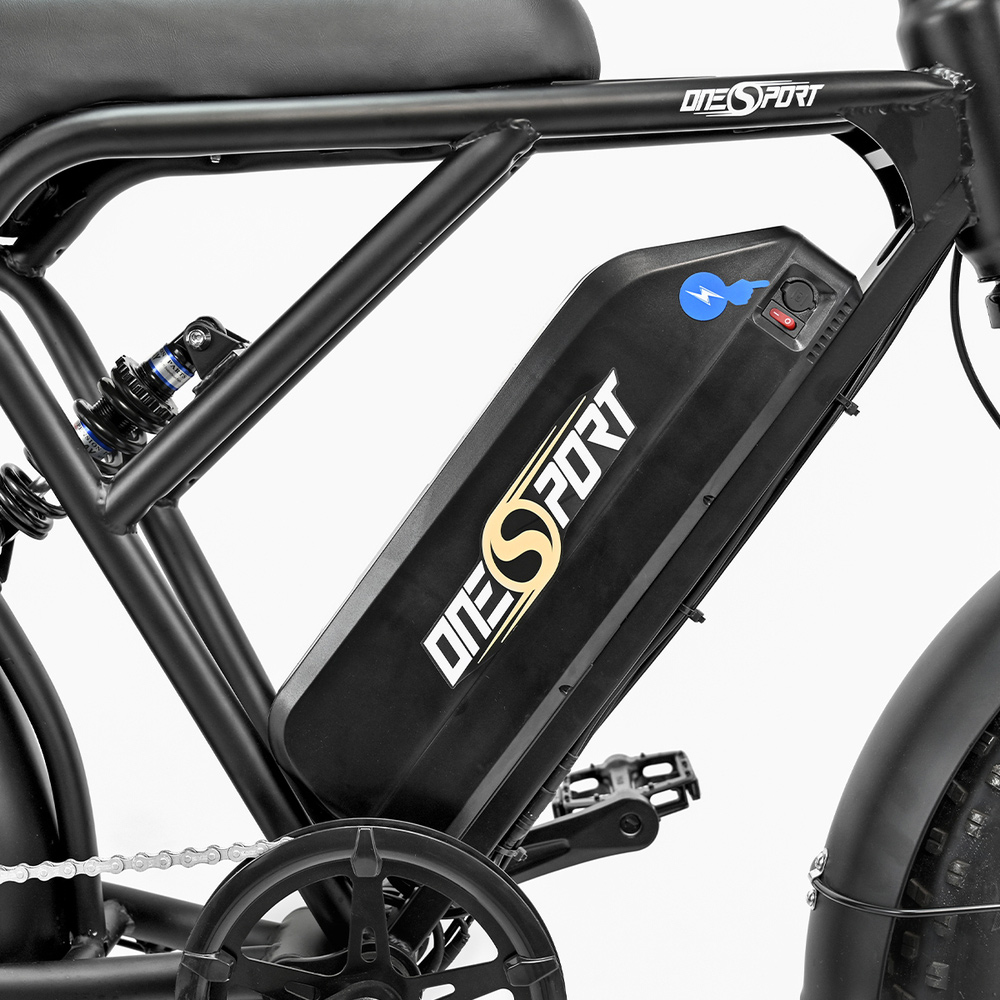 ONESPORT ONES3 500W Fat Tire Electric Bike 80km range