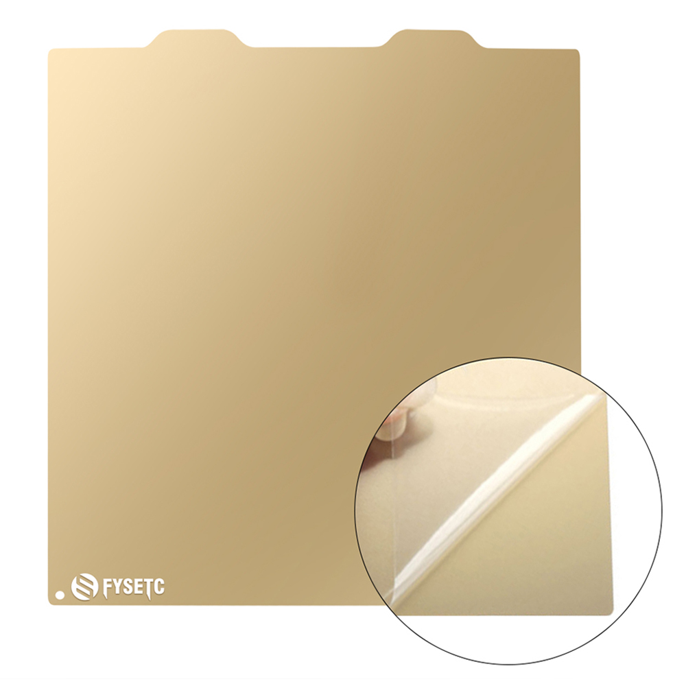 FYSETC 184x197mm Smooth Textured PEI Steel Build Plate