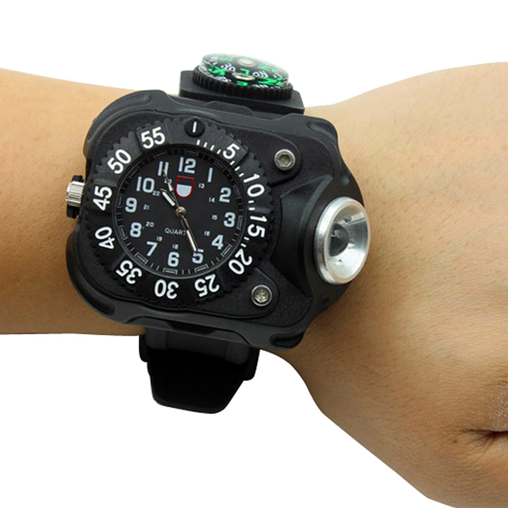 LED Light Wrist Strap Watch