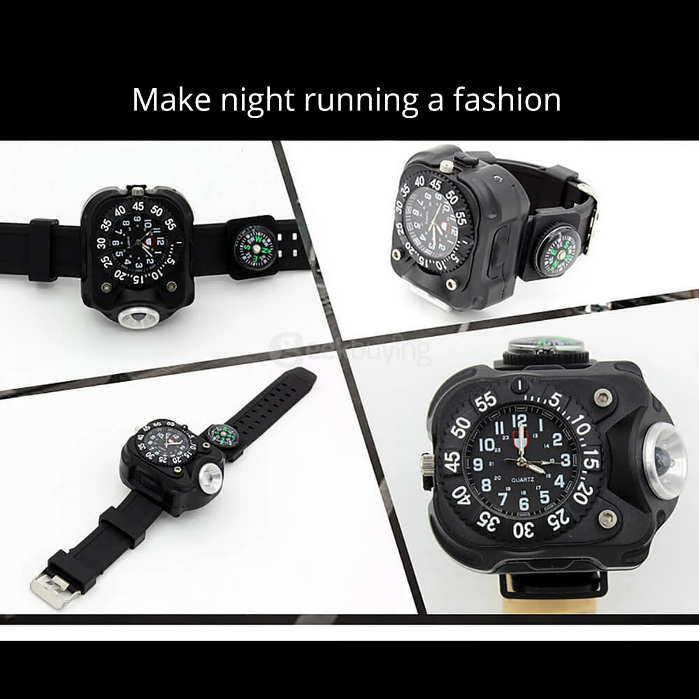 LED Light Wrist Strap Watch