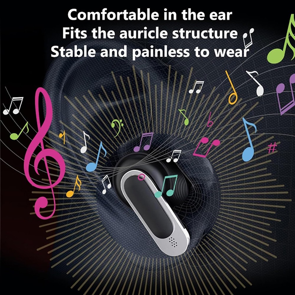 Smart Touchscreen Bluetooth Earbuds Golden