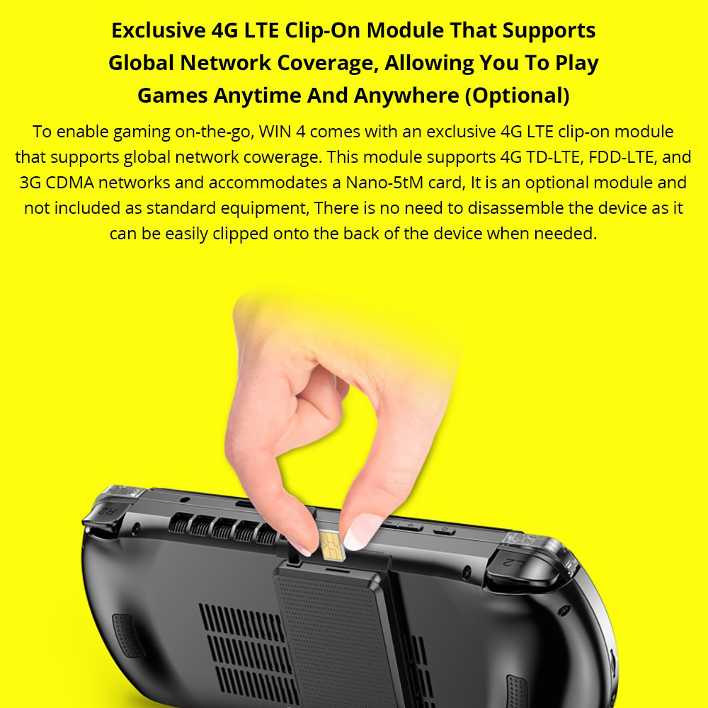 GPD Win 4 (2024) AMD Ryzen 7 8840U US Plug