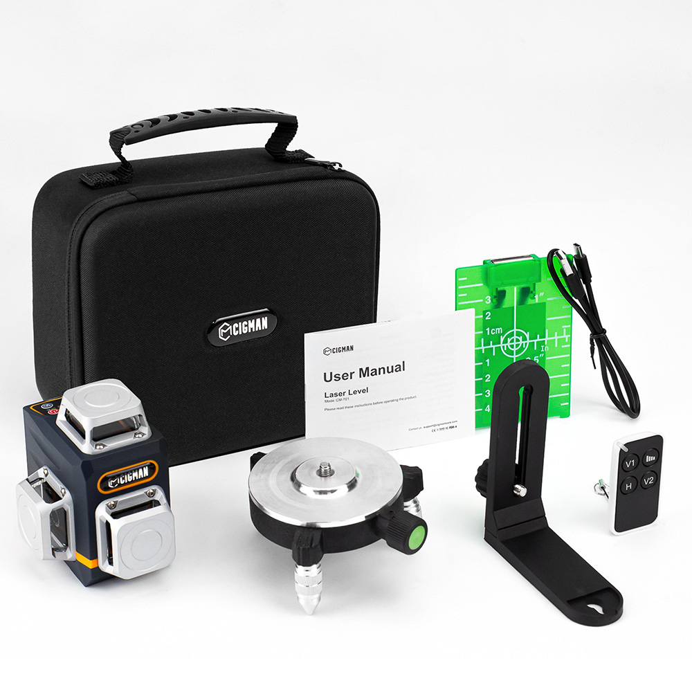 CIGMAN CM-701 3x360° Self-leveling Laser Level | Europe