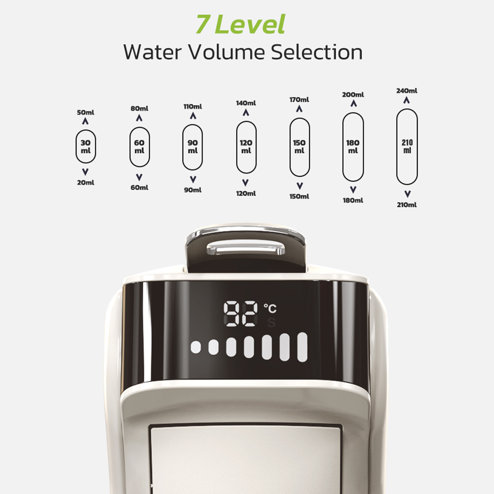 HiBREW H1B 6-in-1 Pods Coffee Maker Beige | Europe