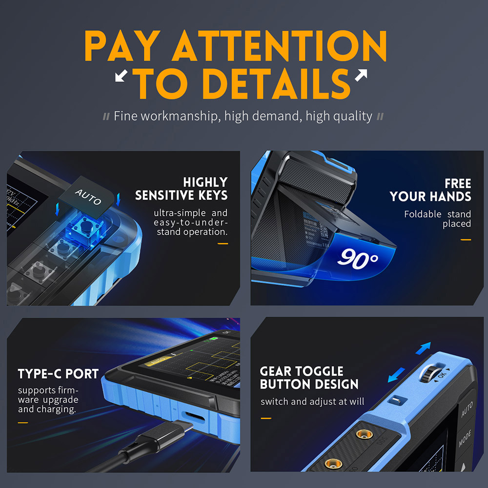 FNIRSI DSO153 Digital Oscilloscope Premium Version