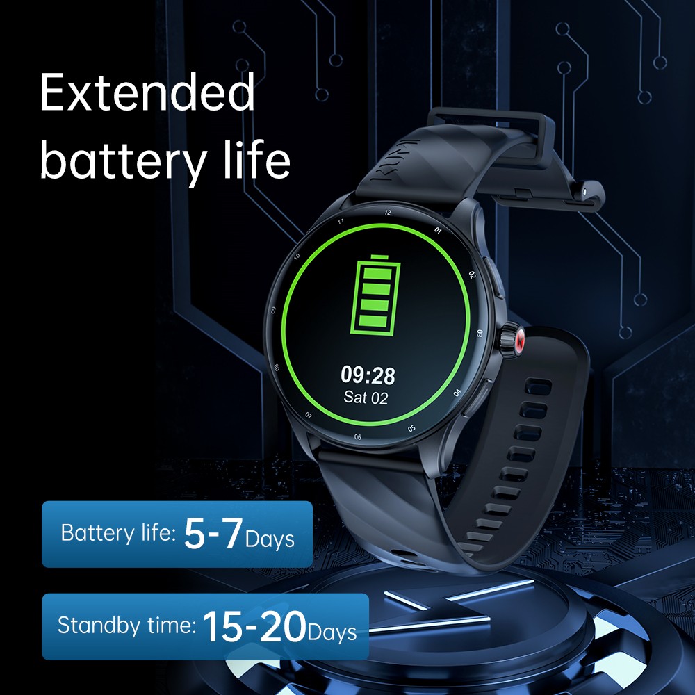 KUMI GW5 Pro Smartwatch Black