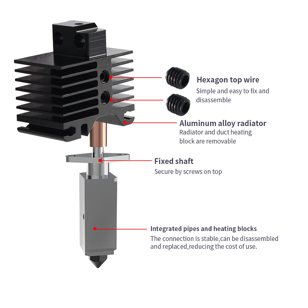 FYSETC Sprite Extruder Hotend Upgrade Kit for Bambu Lab X1 P1S P1P