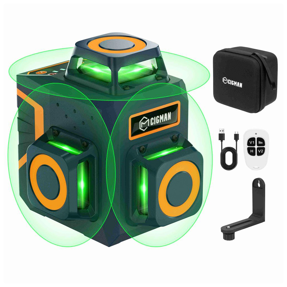 CIGMAN CM-701SE 3x360 12 Lines Laser Level | Europe