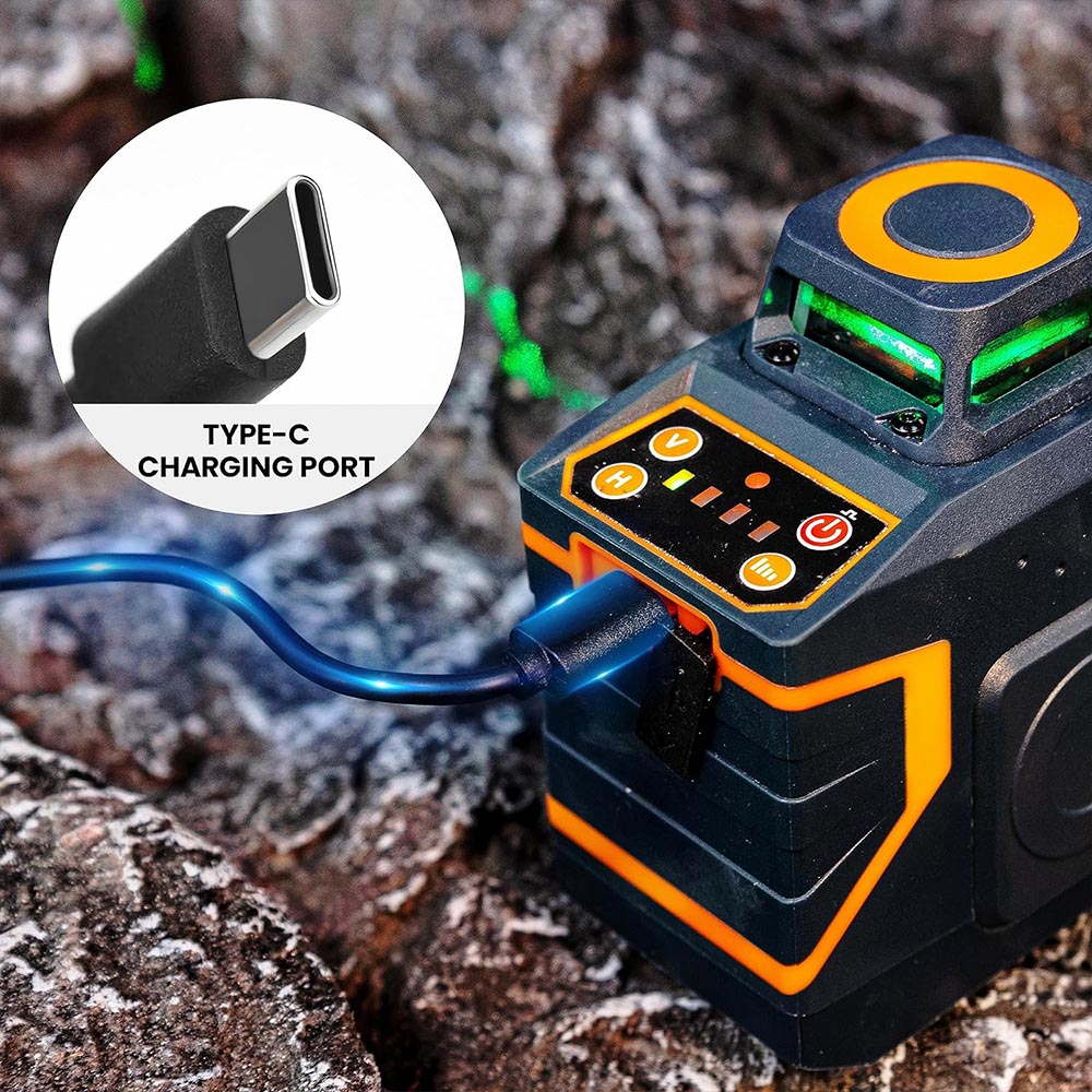 CIGMAN CM-720SE 2x360 Self Leveling 8 Lines Laser Level | Europe