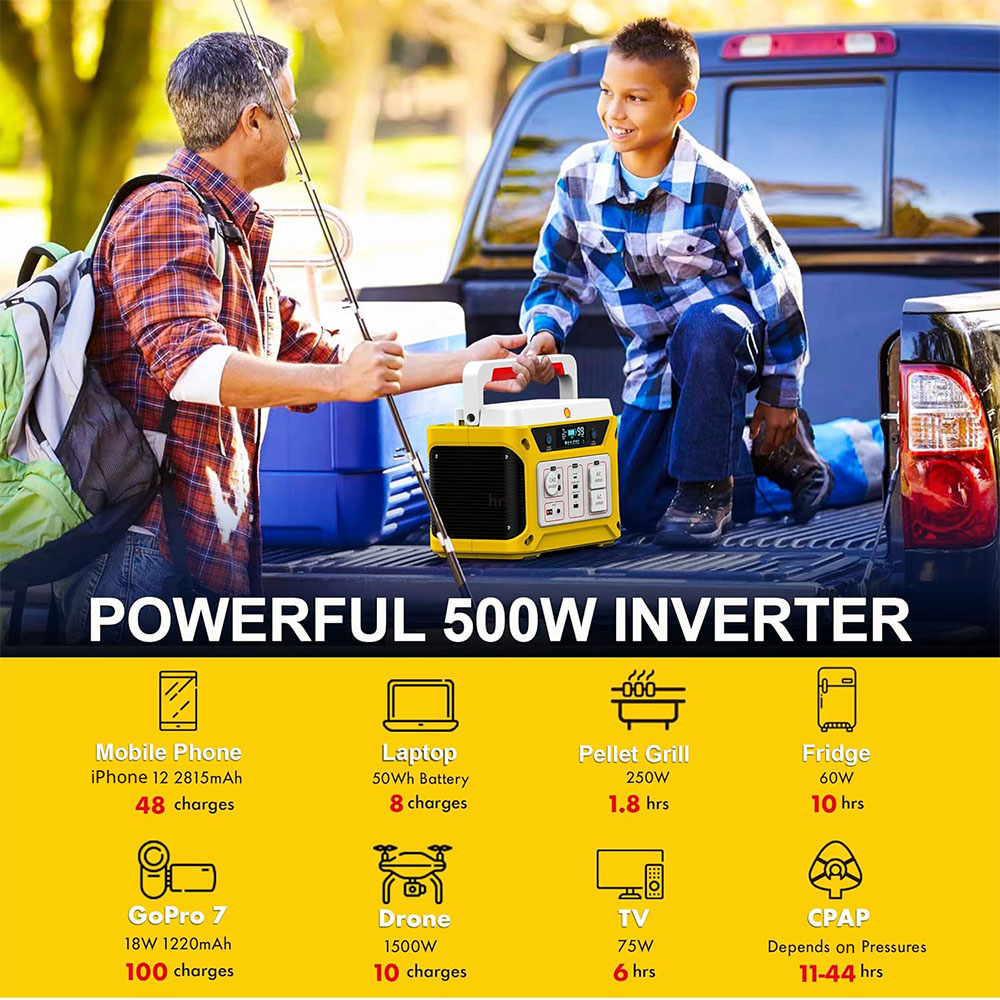 Shell 500W 583Wh Portable Power Station