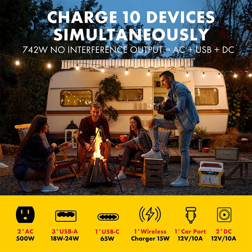 Shell 500W 583Wh Portable Power Station