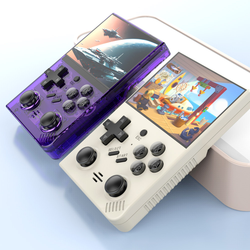 R35 Plus Handheld Game Console 64GB Purple