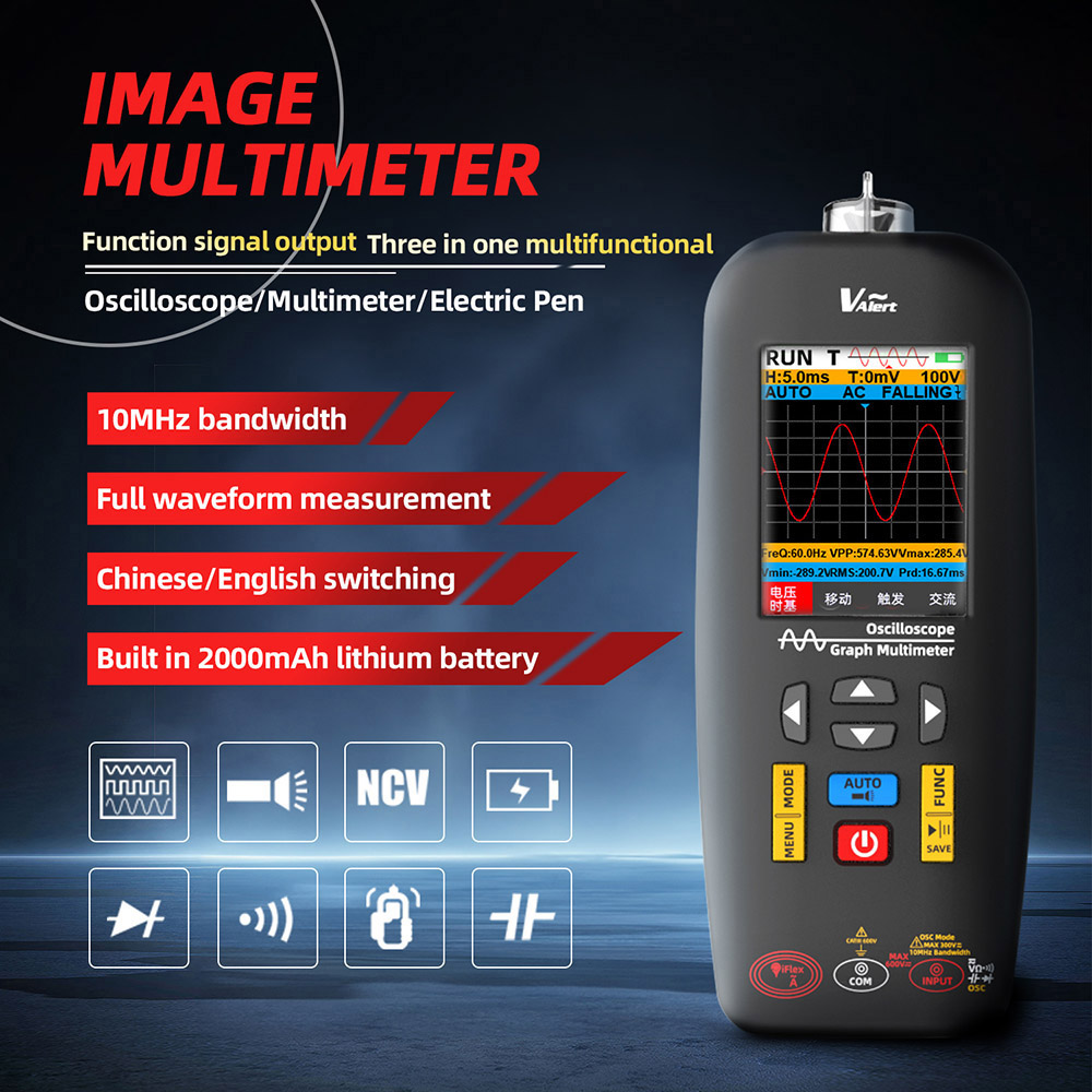 Bside O1x 3 In 1 Oscilloscope Multimeter Electric Pen