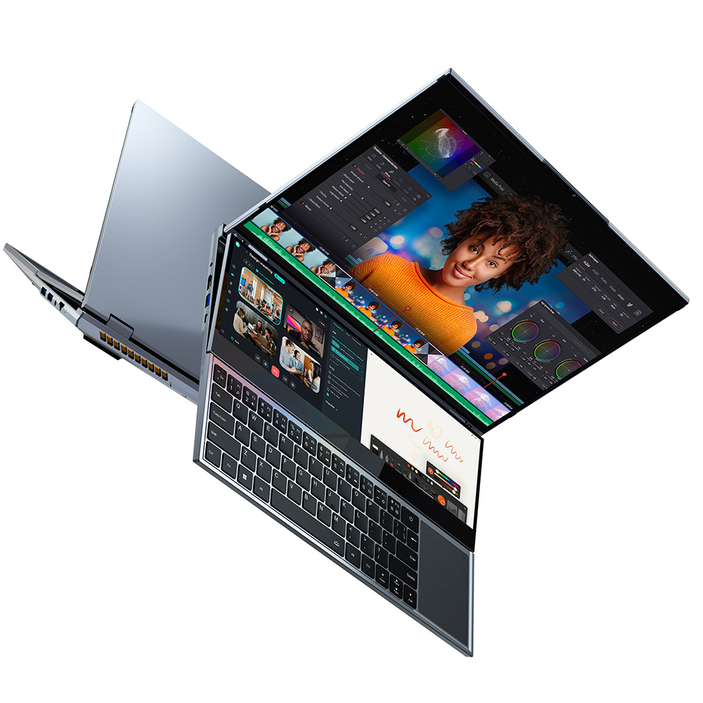 N-one NBook Fly Laptop 16in+14in Dual Screen 16GB DDR4 1TB SSD