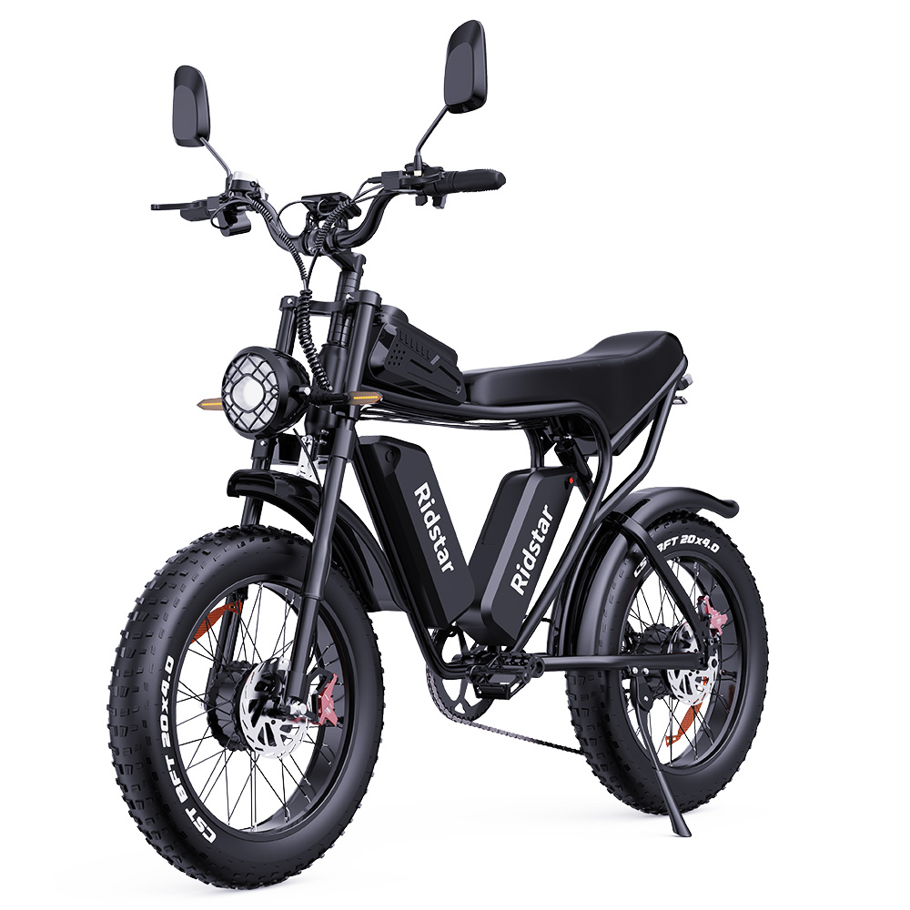 Ridstar Q20 Pro E-Bike 2000W Motor 55km/h Speed 52V 20Ah Dual Battery ...