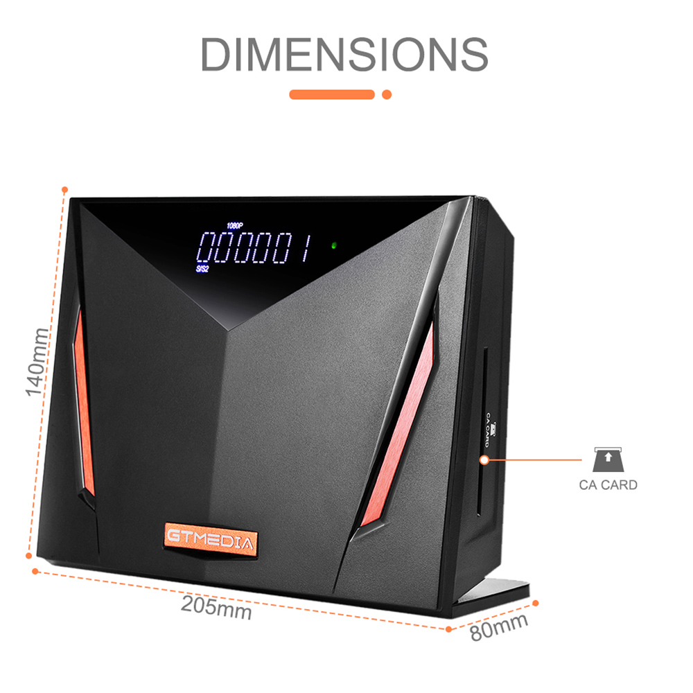 GTMEDIA V8 UHD 4K Satellite Receiver EU Plug