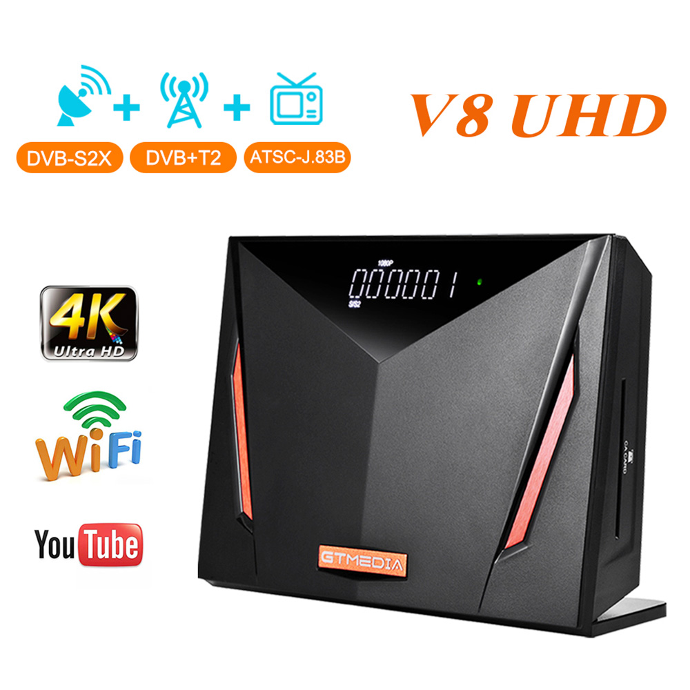 GTMEDIA V8 UHD 4K Satellite Receiver EU Plug
