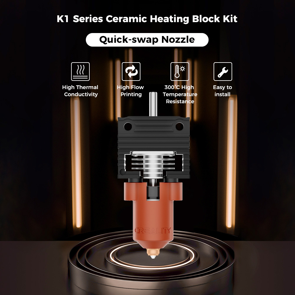 Creality K1 Series Ceramic Heating Block Kit