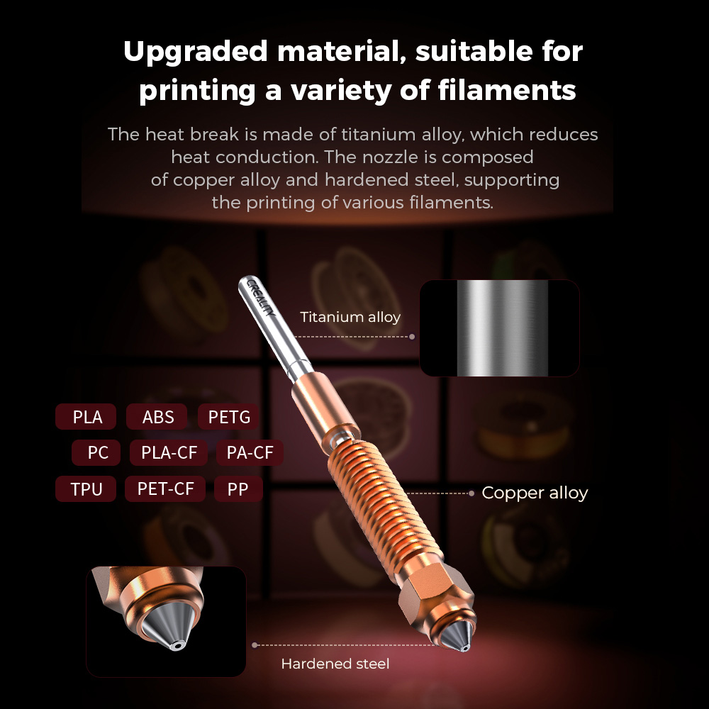 Creality K1 Series Ceramic Heating Block Kit