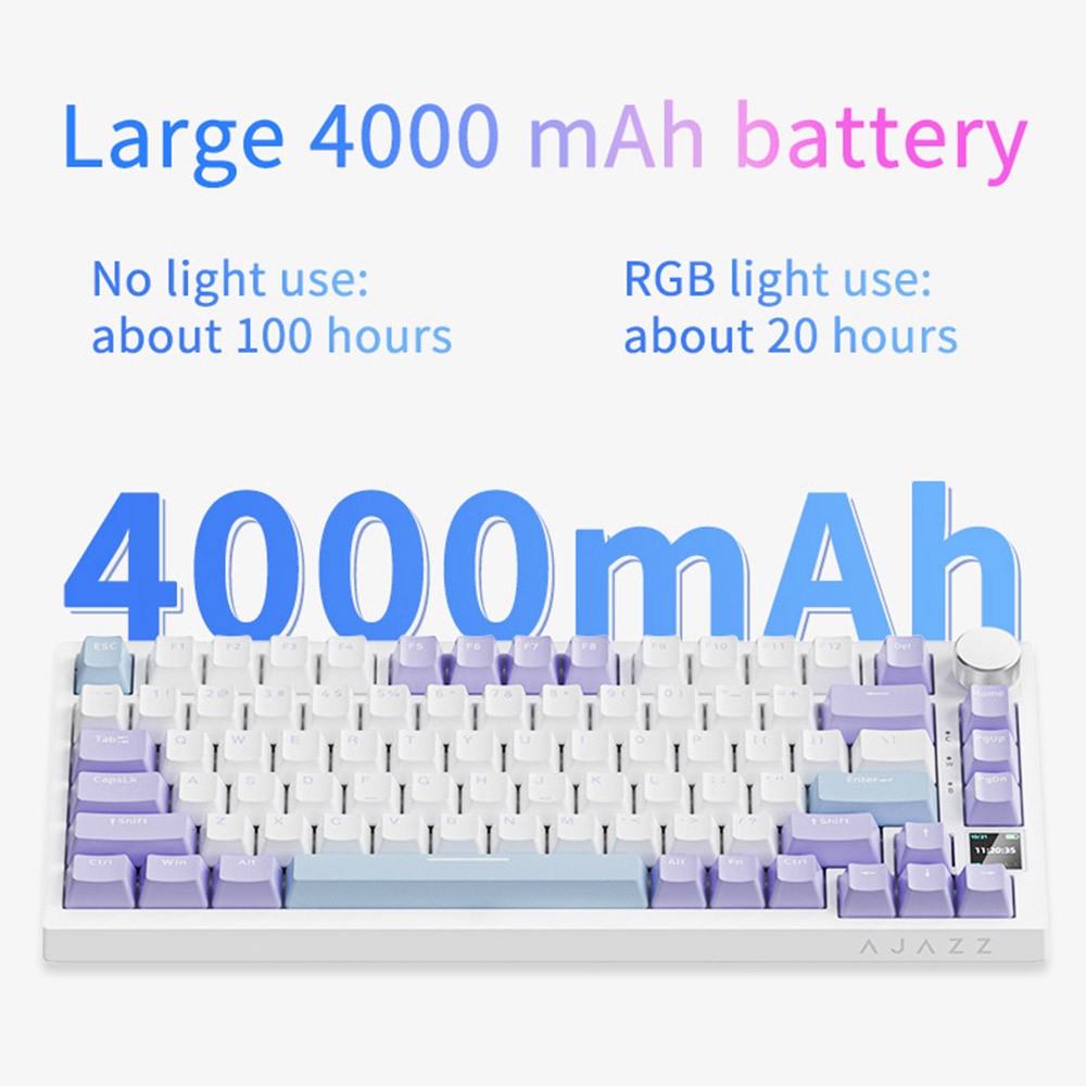 Ajazz AK820 Pro Mechanical Keyboard Grey