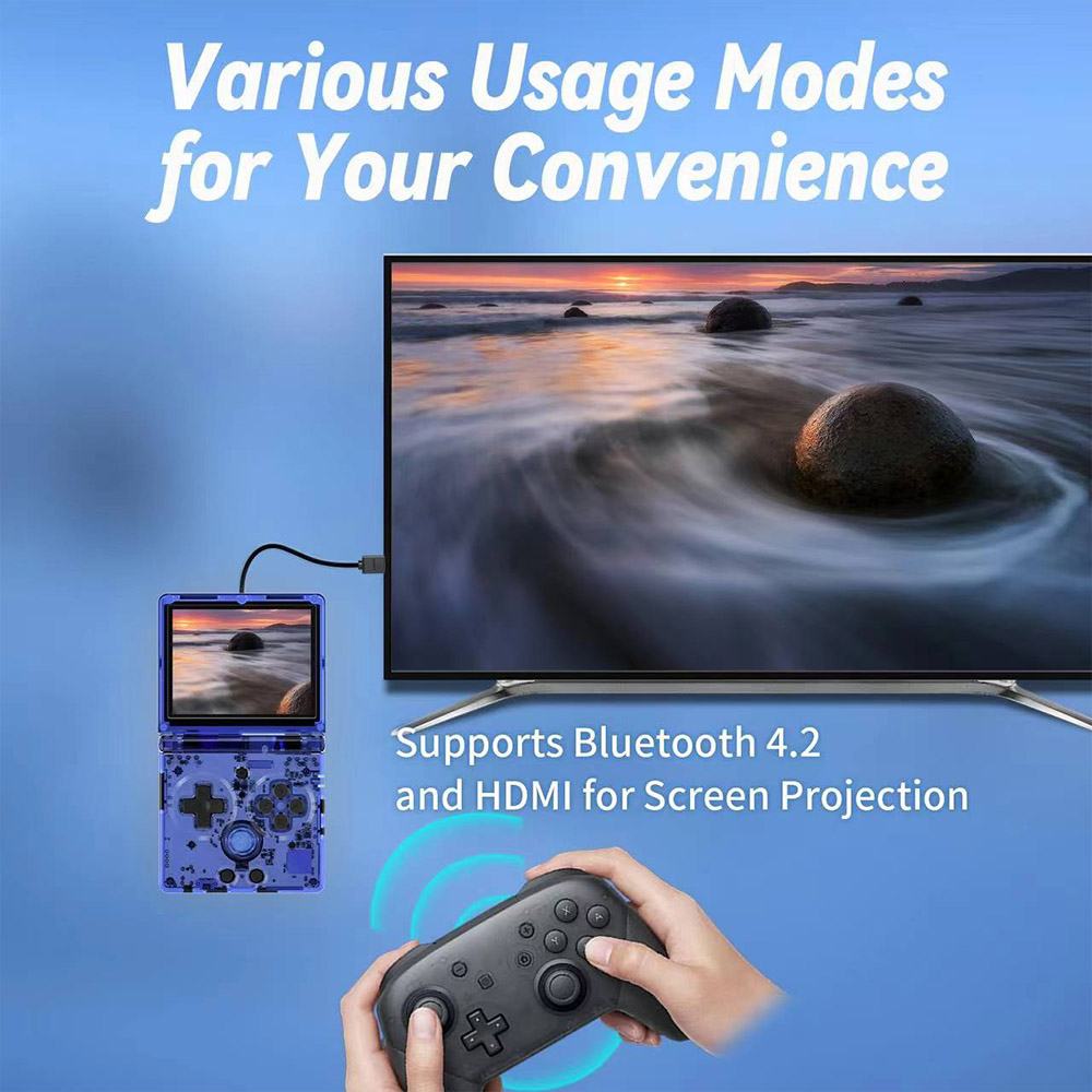 ANBERNIC RG35XXSP Handheld Gaming Console 64GB with 5000 Games 30 ...