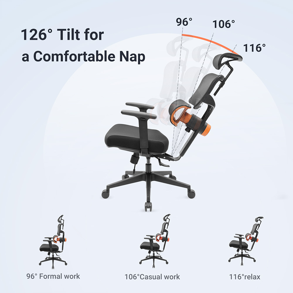 NEWTRAL NT001 Ergonomic Office Chair without Footrest
