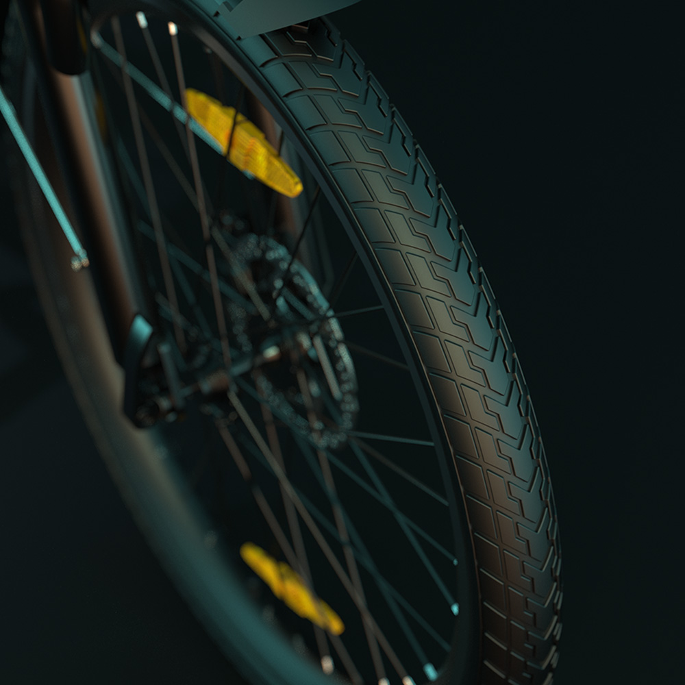 ESKUTE C100 Electric Bike 250W/10.4Ah Green | Europe