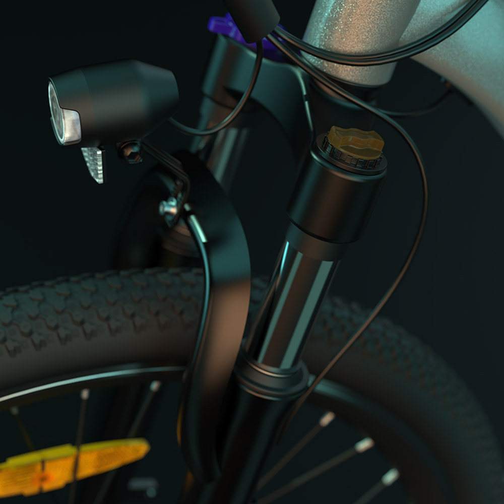 ESKUTE M100 Electric Bike 250W/10.4Ah Silver