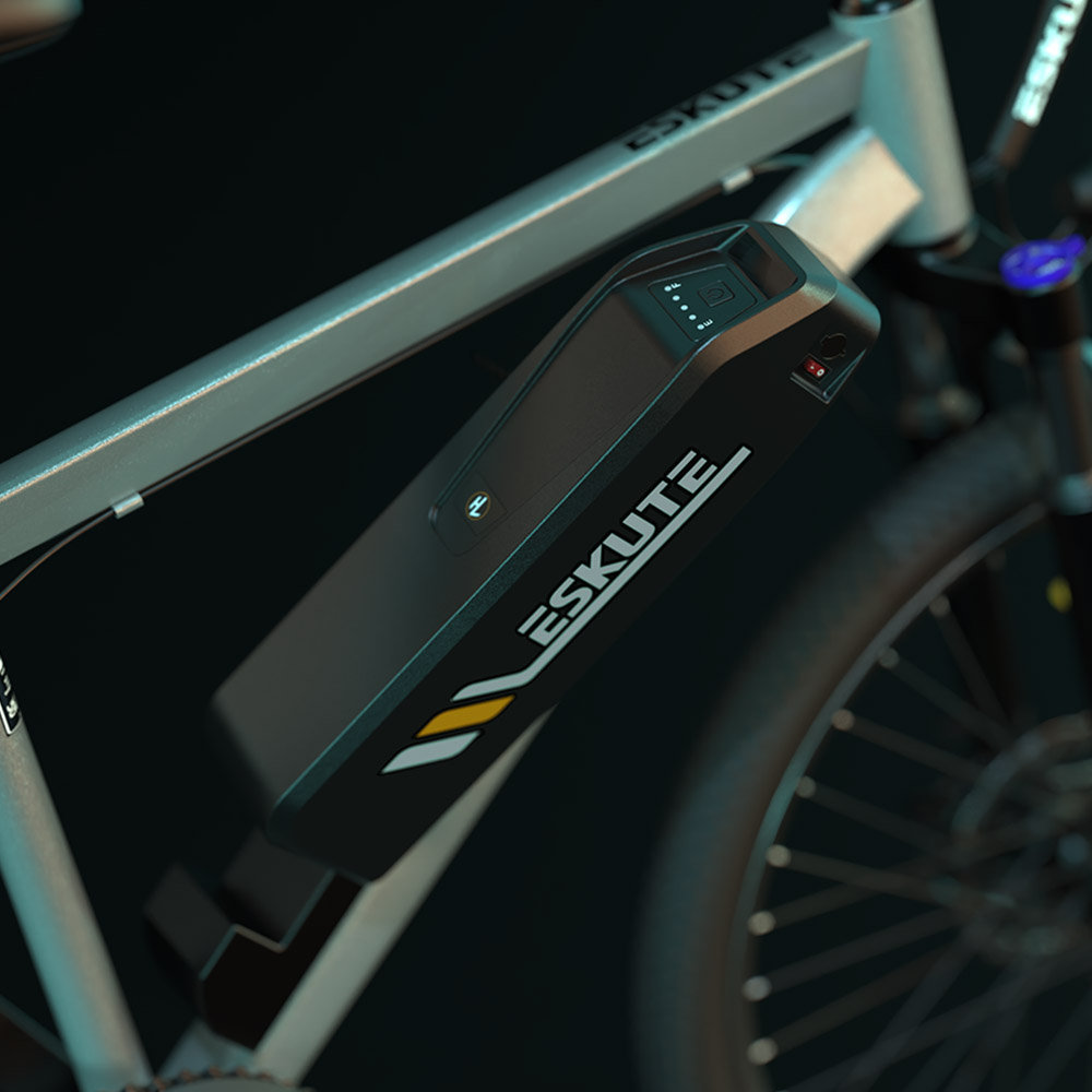 ESKUTE M100 Electric Bike 250W/10.4Ah Silver