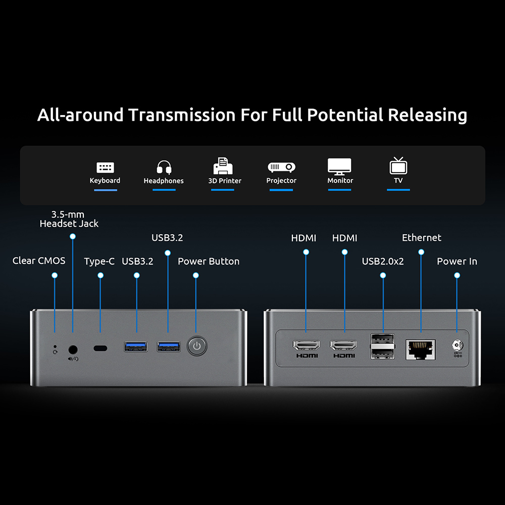 BMAX B8 Power Mini PC | Europe