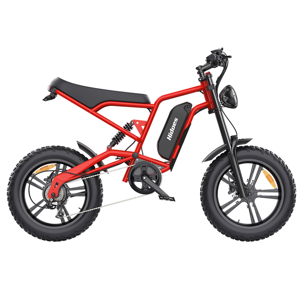 Hidoes B6 Electric Bike 1200W 48V 15Ah Red